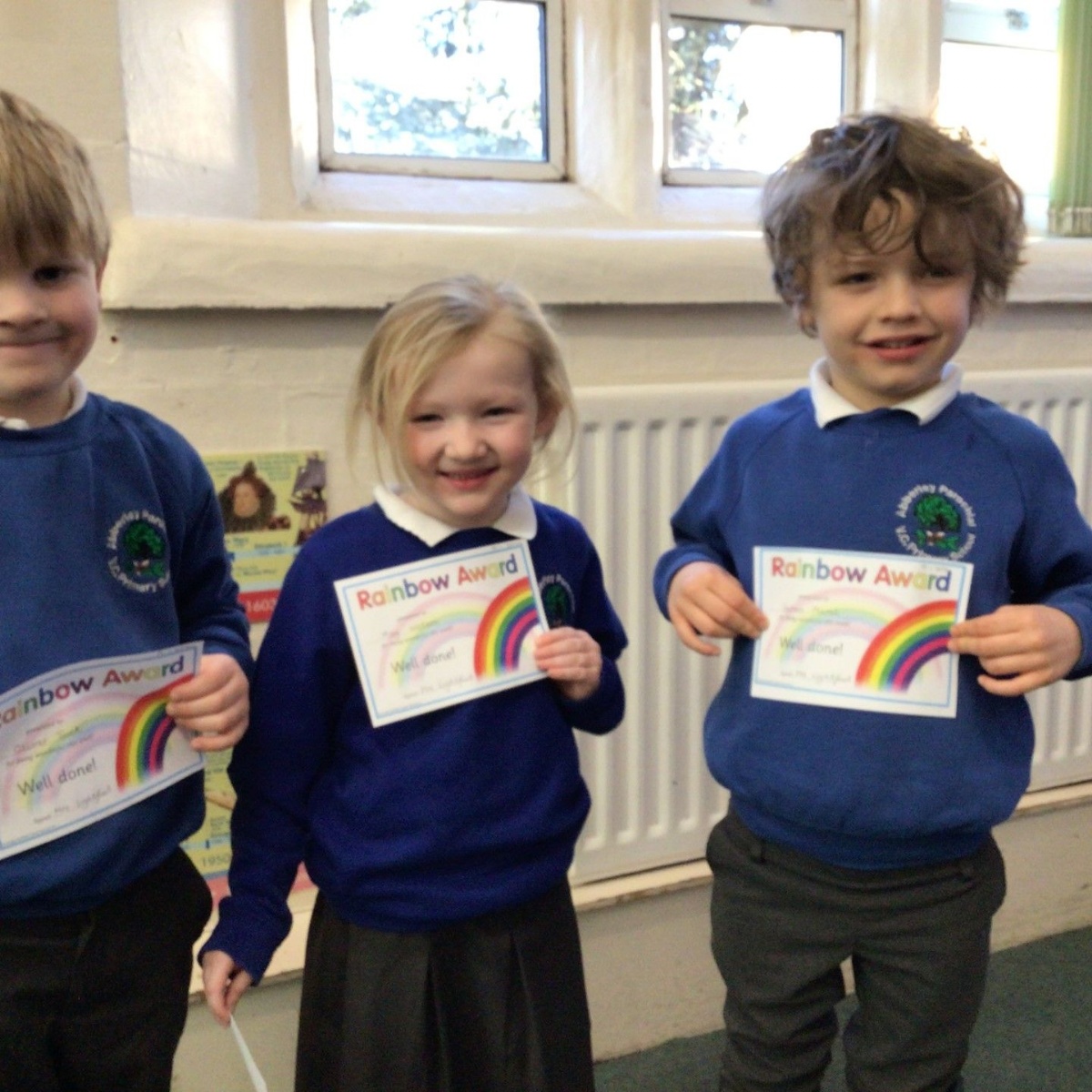 Rainbow Awards Friday 19th January Abberley Parochial V C Primary School