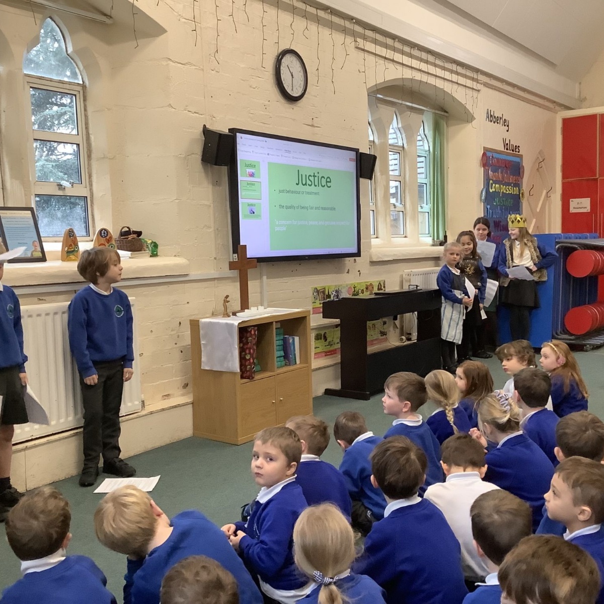 CREW Collective Worship about our value of JUSTICE - Abberley Parochial ...